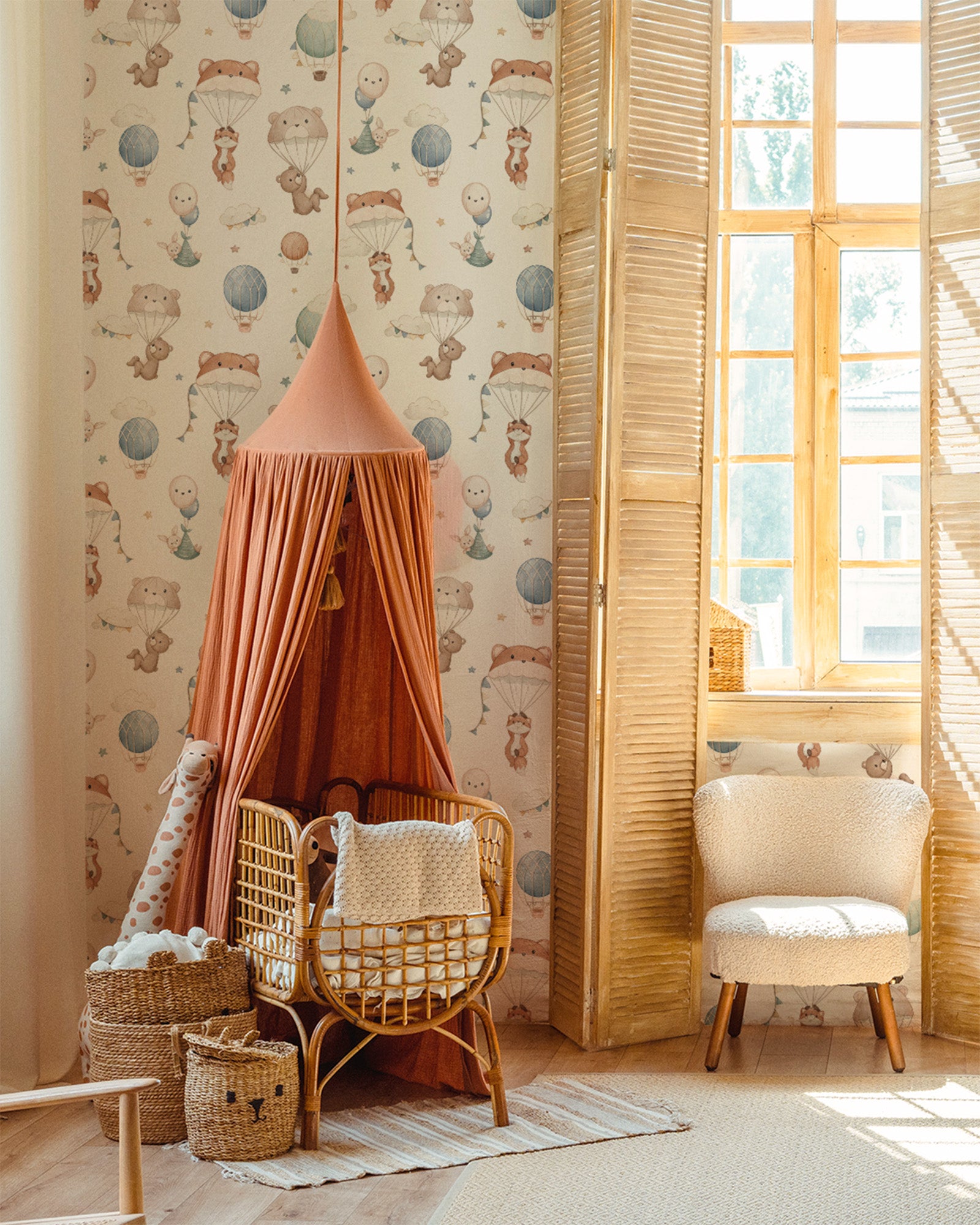 Wallpaper murals & patterns on demand – Parachute Animals